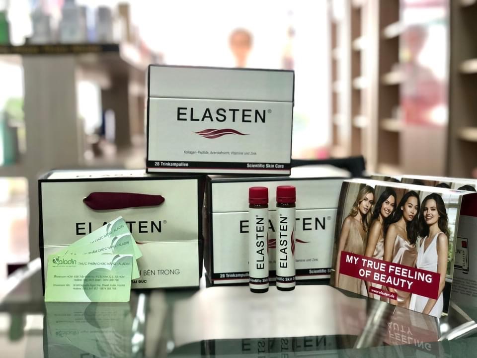 Elasten collagen Đức dạng nước hộp 28 ống x 25ml