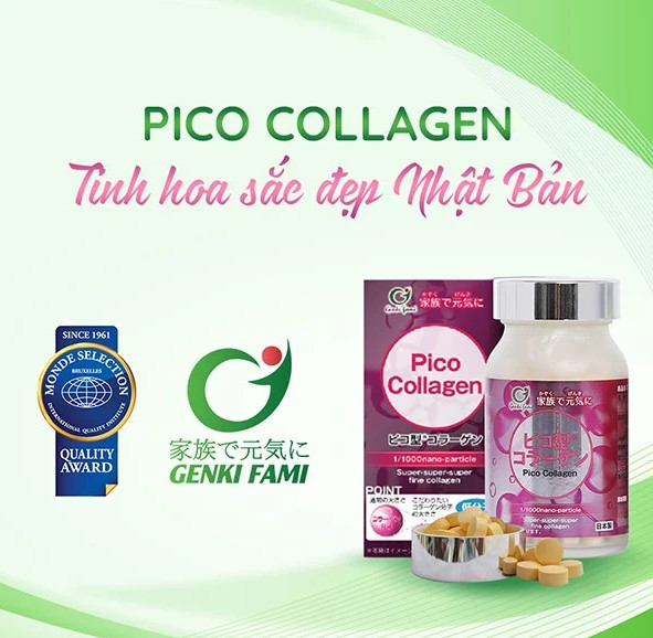 Genki Fami Pico Collagen - Ngăn ngừa lão hóa da