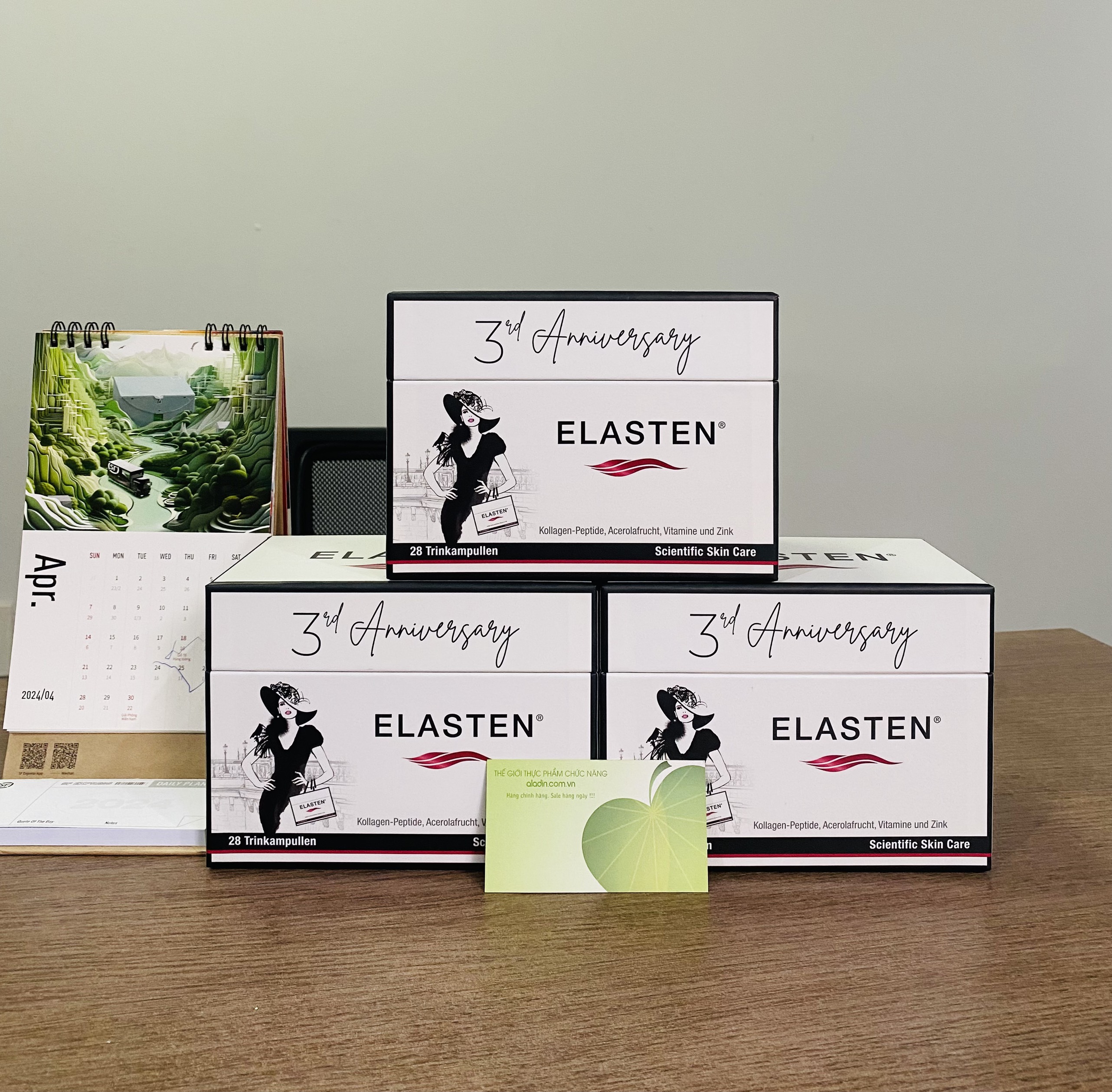 Elasten collagen Đức dạng nước hộp 28 ống x 25ml