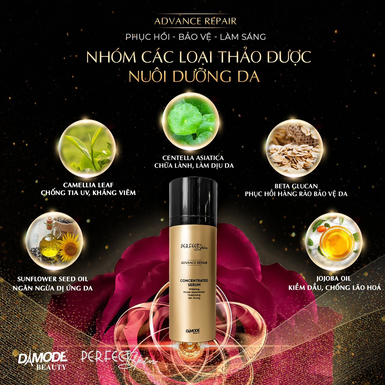 Damode Perfect Skin Advance Repair Concentrated Serum