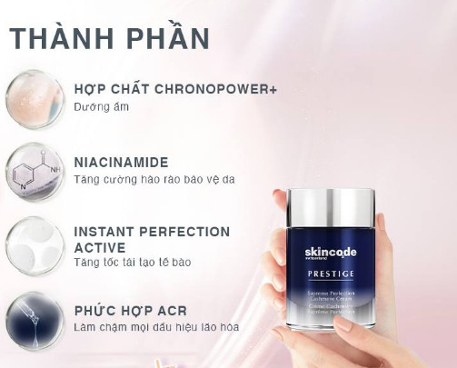 Kem dưỡng trẻ hóa da Skincode Prestige Supreme Perfection Cashmere ...