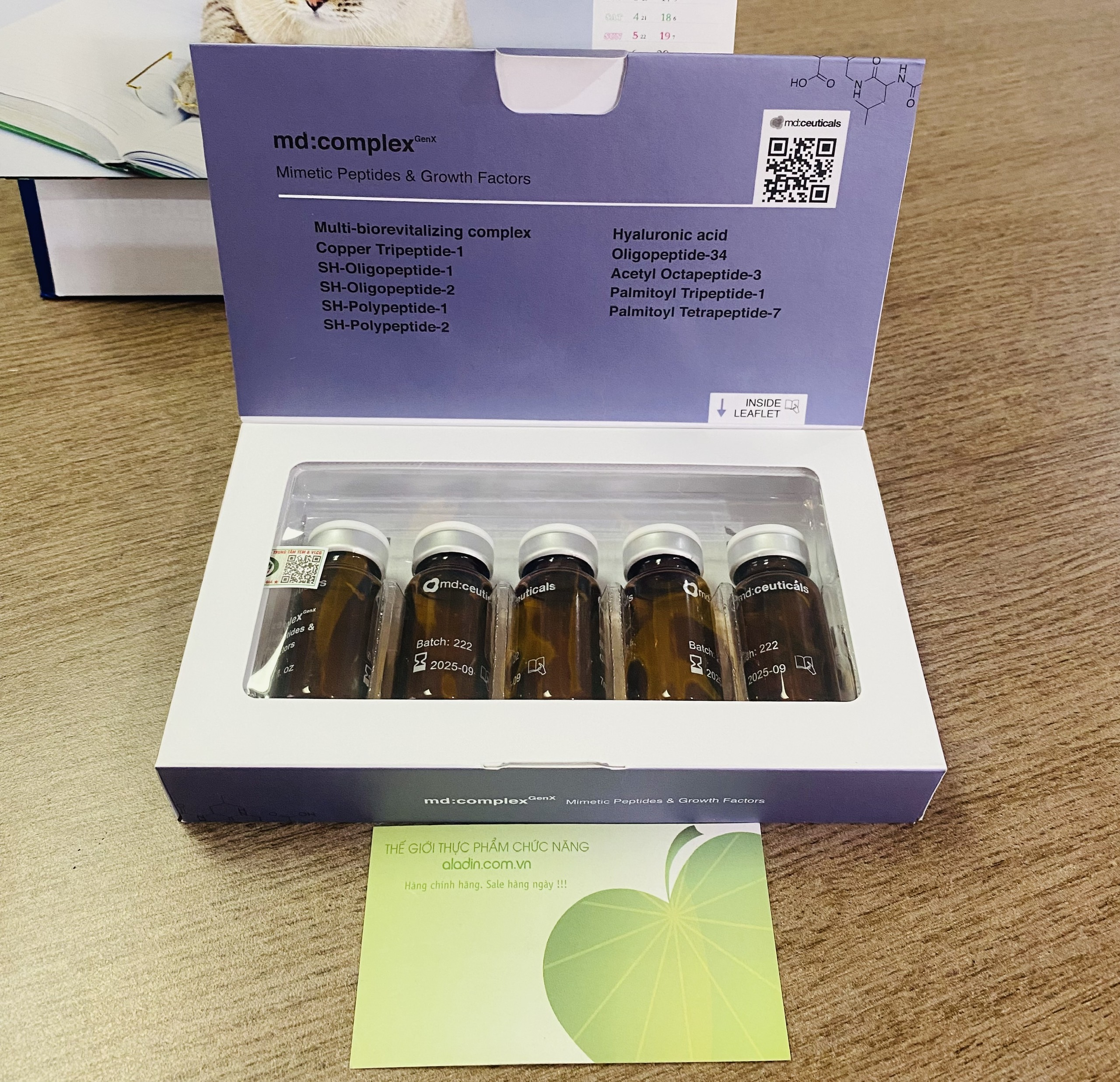 Md Ceuticals Md:Complex Genx Mimetic Peptide & Growth Factors – Tiêm tế ...
