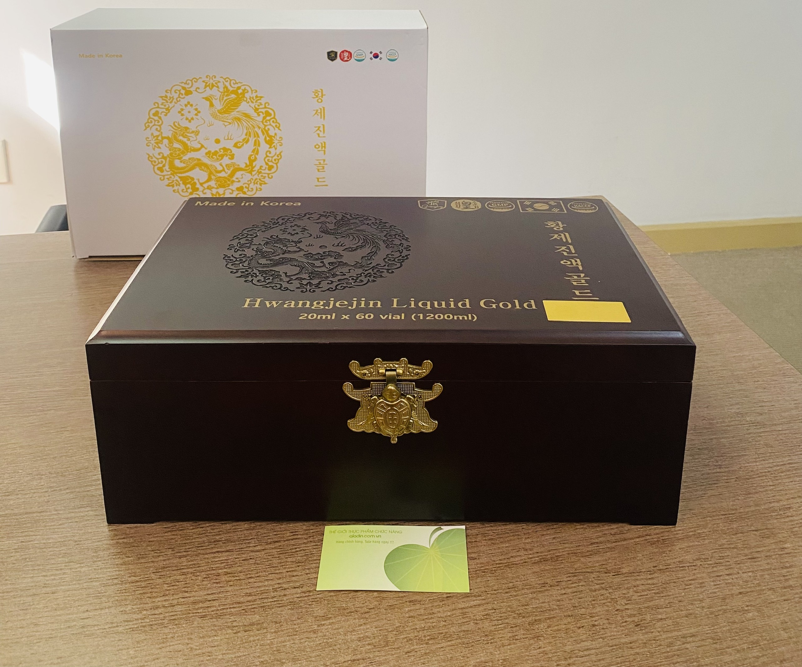 Nước Chiết Xuất Đồng Trùng Hoàng Đế Hwangjejin Liquid Gold 20ml x 60 Ống