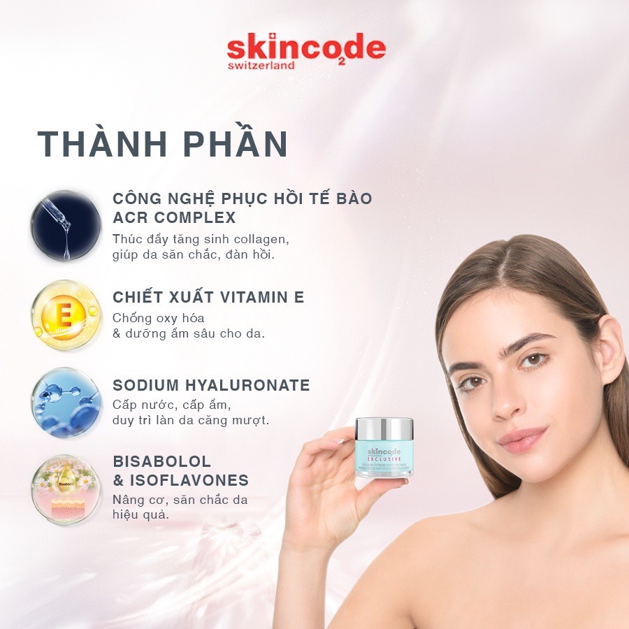 Mặt nạ cấp ẩm tái tạo Skincode Cellular Extreme Moisture Mask