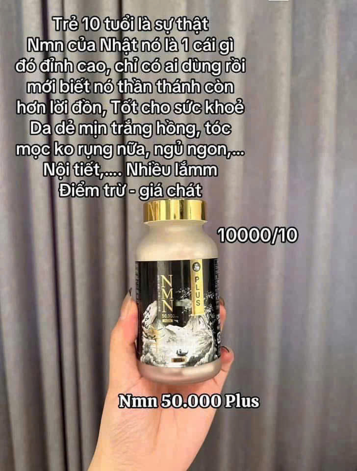 Viên Uống NMN Plus 50000mg JT Lab Nhật Bản