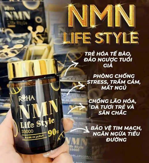 Viên Uống NMN Life Style 33000 Nhật Bản