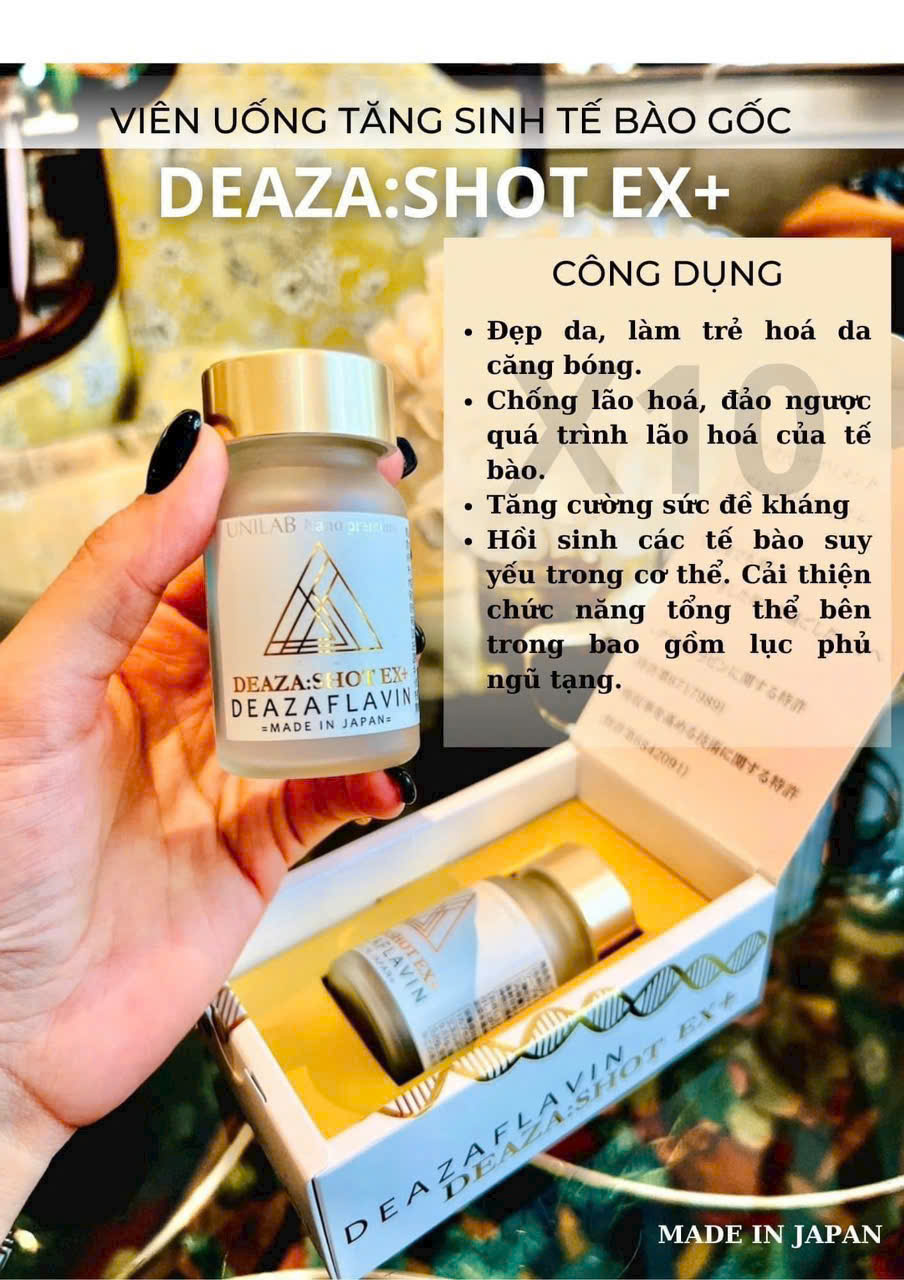 Viên Uống Deaza Flavin Plus 100g Nhật Bản - Siêu Phẩm Trẻ Hóa Da