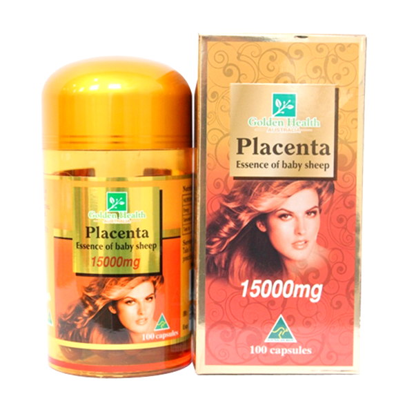 Viên uống trắng da, phục hồi sức khỏe Golden Health Placenta 15000mg