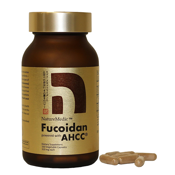 Viên uống hỗ trợ chống ung thư NatureMedic Fucoidan powered with AHCC®