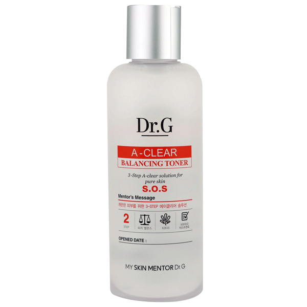 Nước hoa hồng cân bằng ẩm, kiềm dầu Dr.G A-Clear Balancing Toner