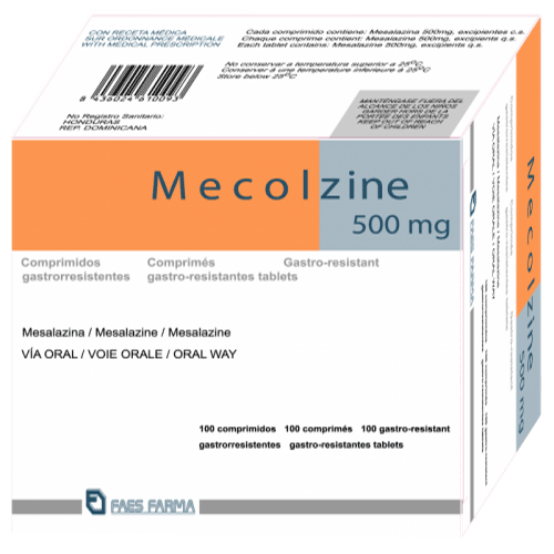Thuốc điều trị cấp tính viêm loét trực tràng Mecolzine 500mg
