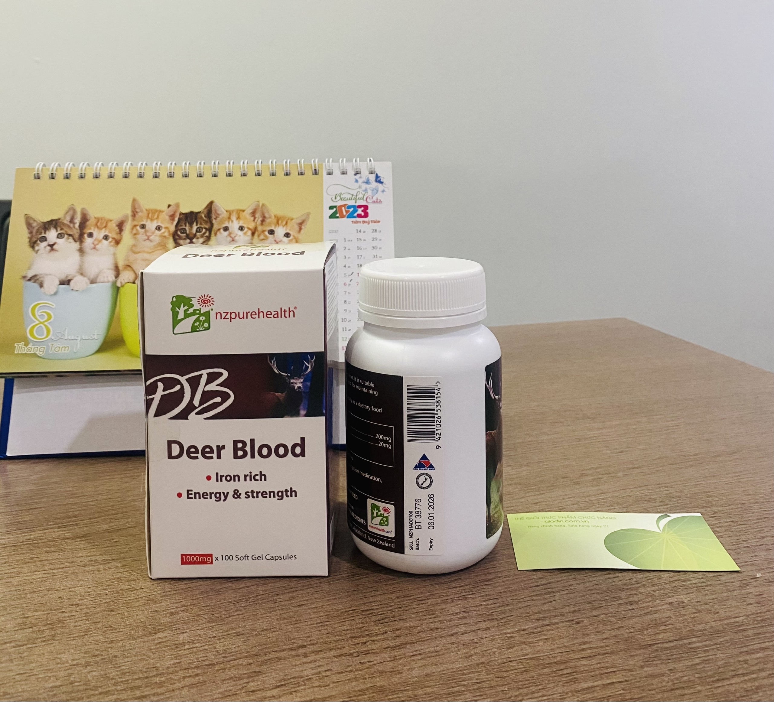 Viên bổ máu NZPurehealth Deer Blood (100 viên)