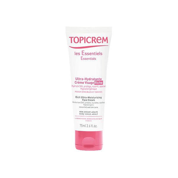 Kem siêu dưỡng ẩm cho mặt Topicrem Rich Ultra-moisturizing Face Cream